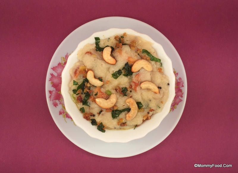 Rava upma | Suji upma - Step By Step Recipe In Pictures | MommyFood.Com