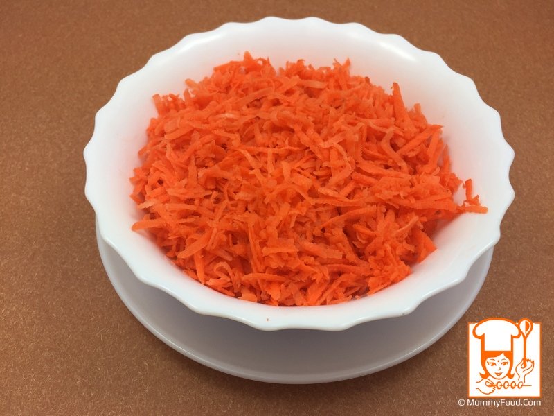 Grated Carrot Fry - Step By Step Recipe In Pictures | MommyFood.Com