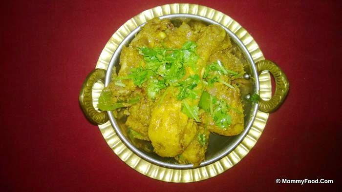 Masala Chicken - Step By Step Recipe In Pictures | MommyFood.Com