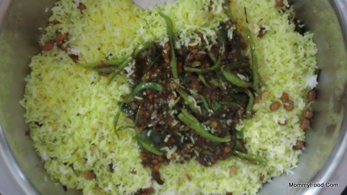 Pulihora - Step By Step Recipe In Pictures | MommyFood.Com