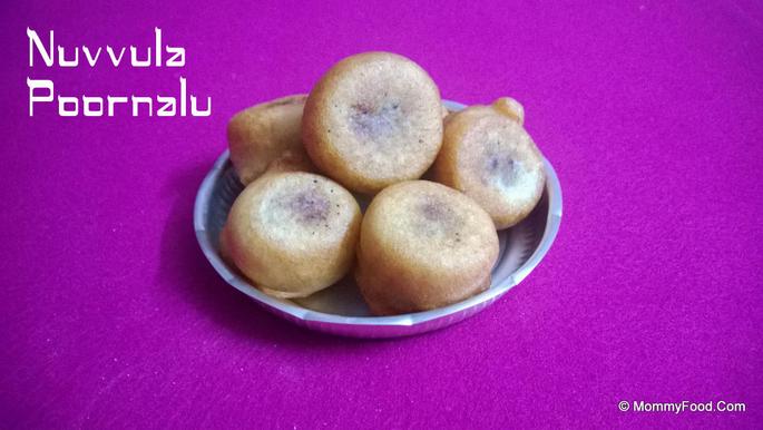 Nuvvula Poornalu - Step By Step Recipe In Pictures | MommyFood.Com